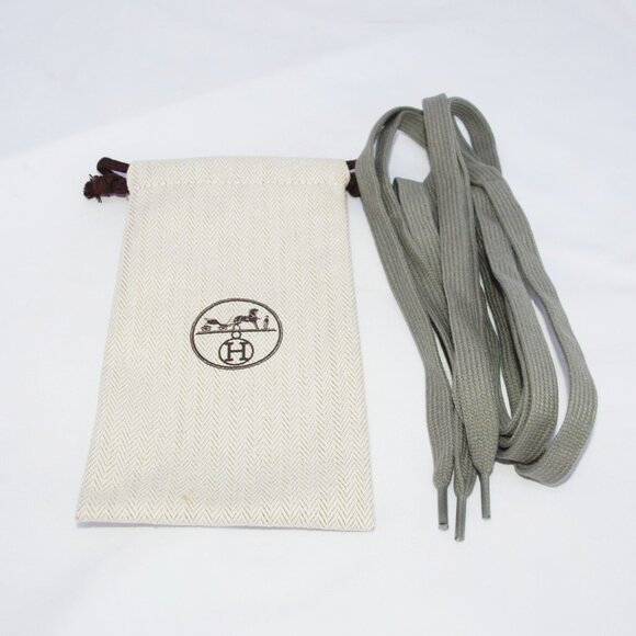 Hermes | Shoes | Hermes Replacement Shoelaces Grey In Dust Bag New ...